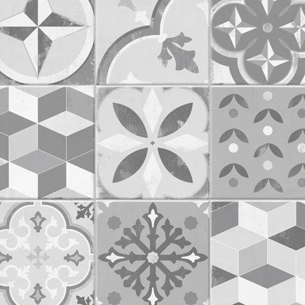 Element 3D Cement Tile Gray Pattern wall panel | Wall panel ...