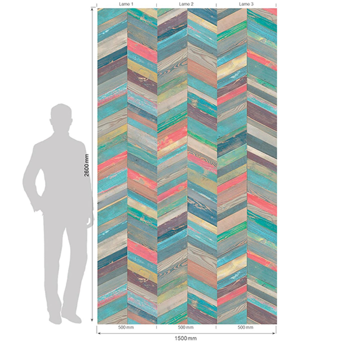 Element 3D Chevron Totem wall panel | Wall panel | Grosfillex professionals